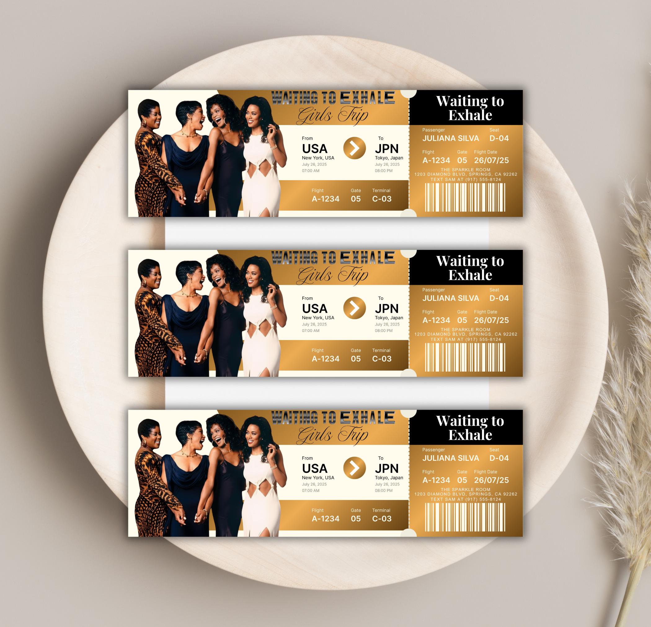 Waiting to Exhale Girls Trip Ticket, Women's Group Trip, Event Ticket ...