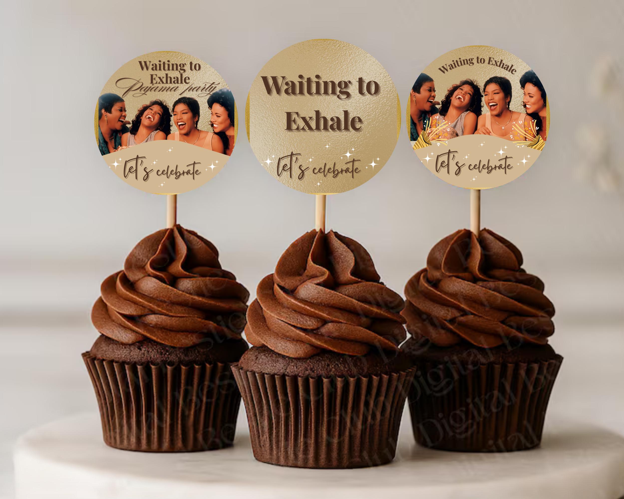 Waiting to Exhale Cupcake Picks | Pajama Night Party Printable ...