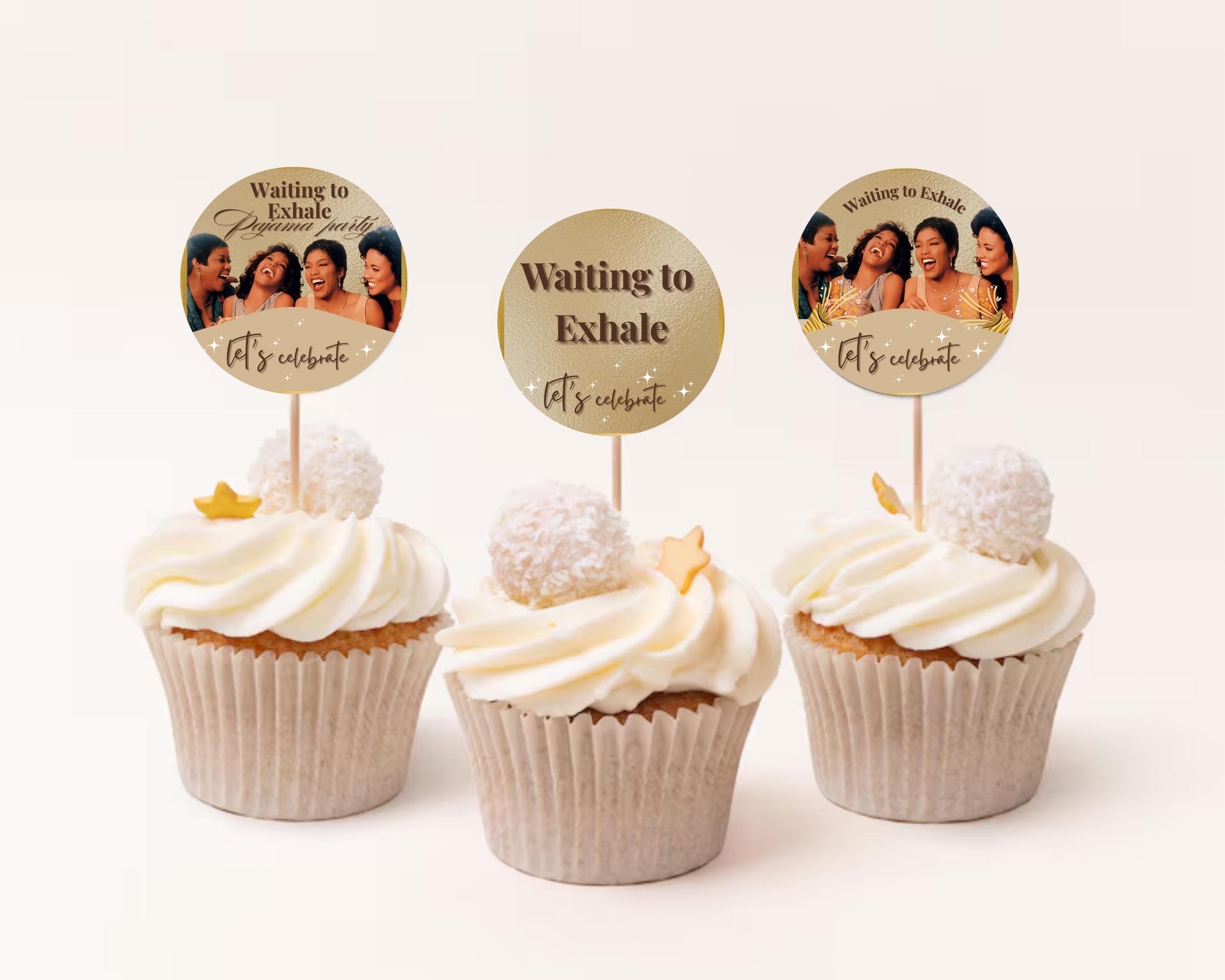 Waiting to Exhale Cupcake Picks | Pajama Night Party Printable ...