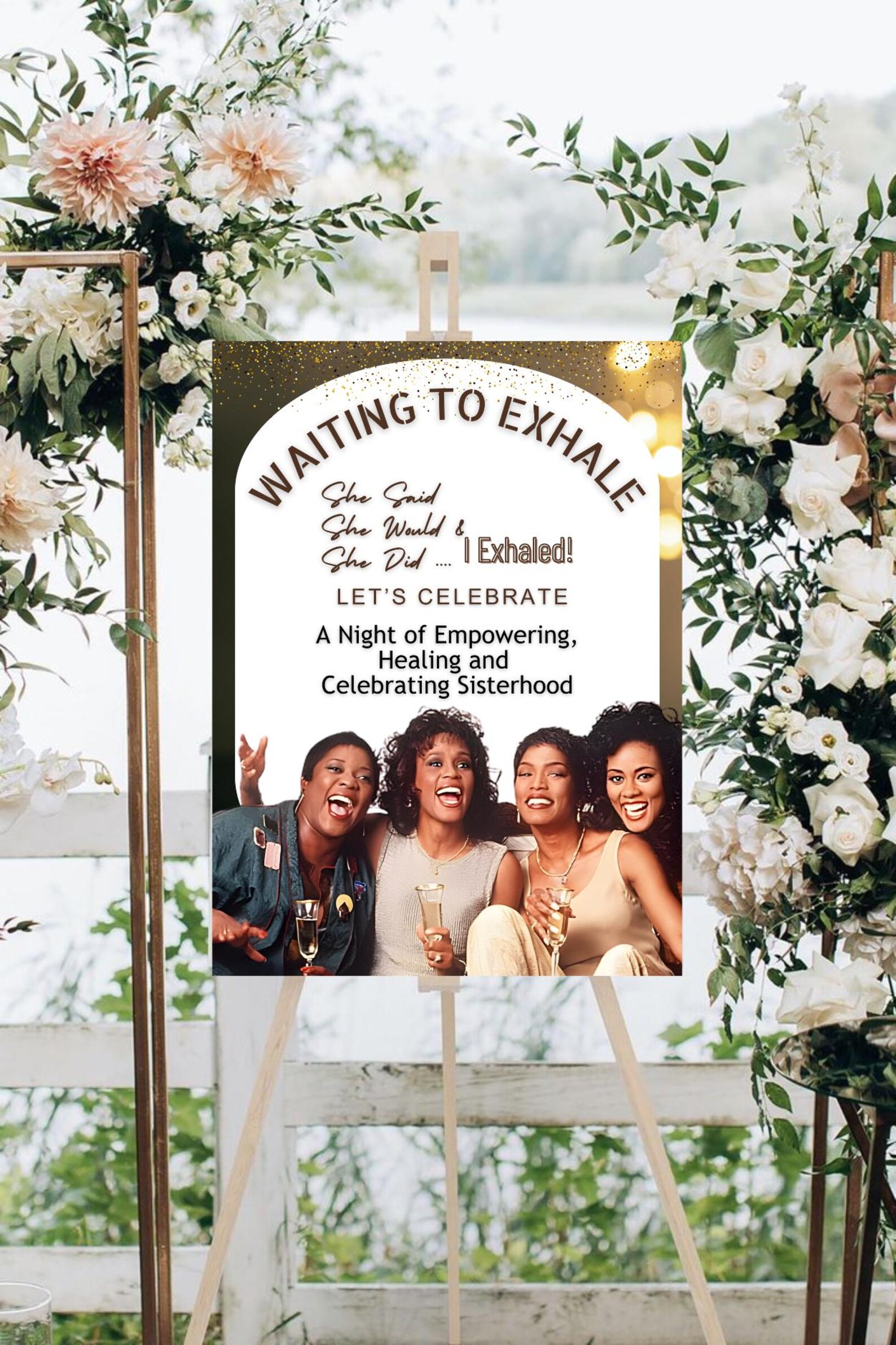 She Said She Would and She Did I Exhaled Welcome Sign, Editable ...