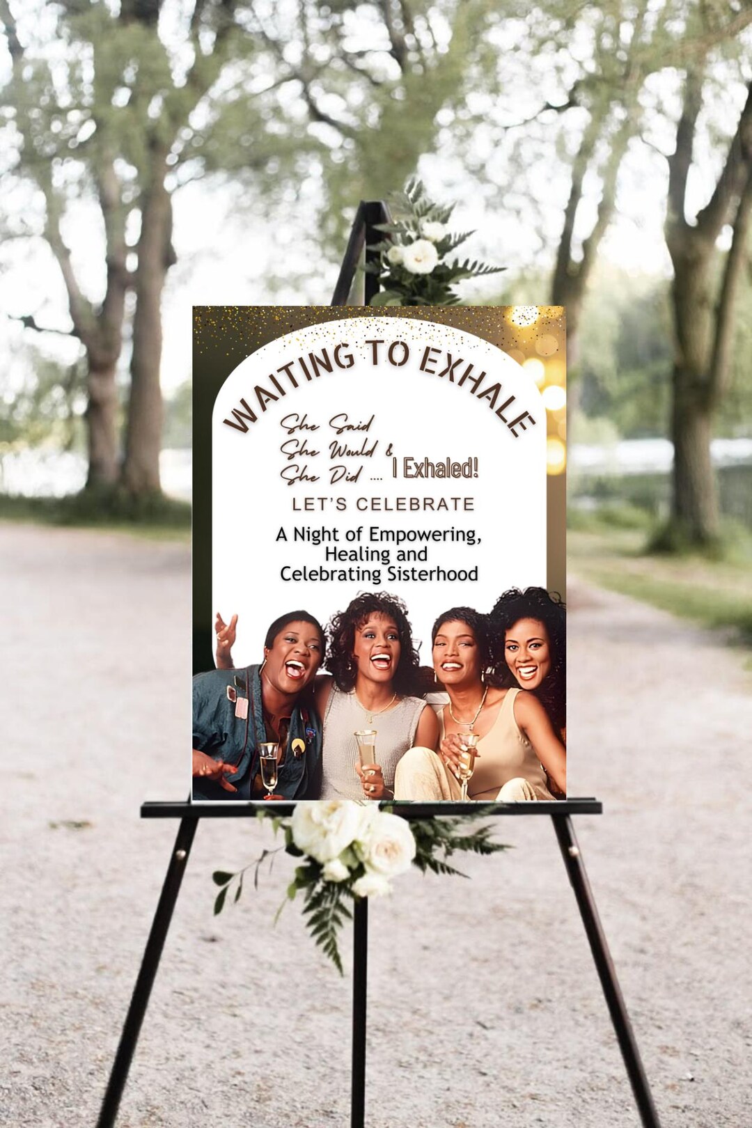 She Said She Would and She Did I Exhaled Welcome Sign, Editable ...