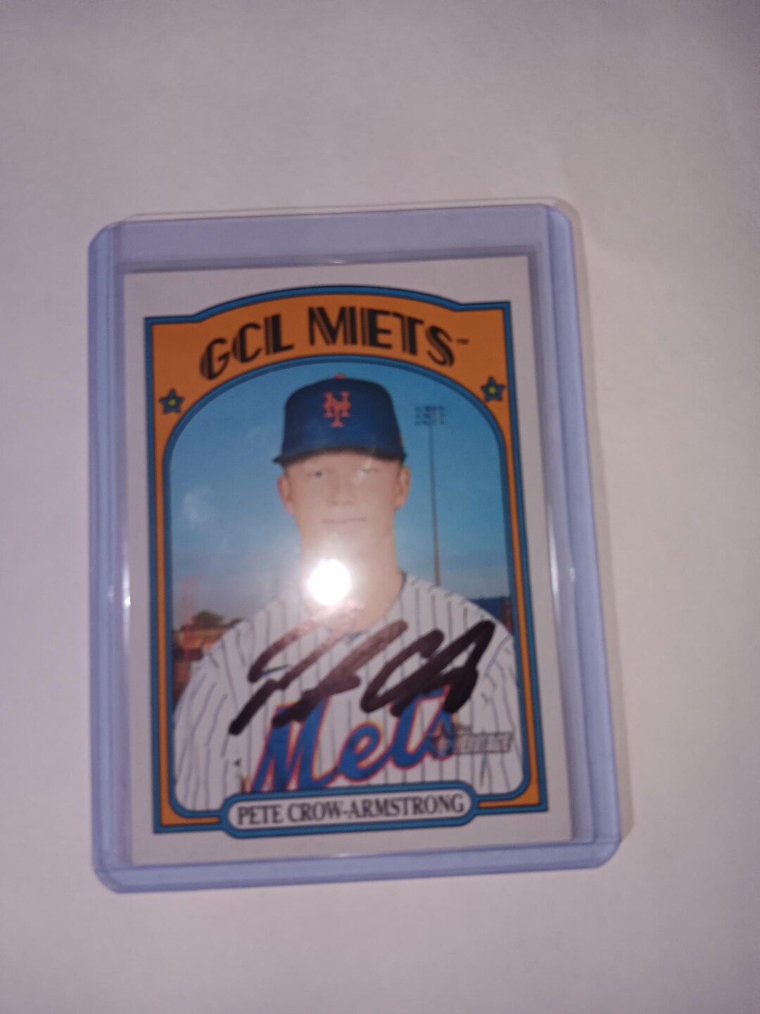 Pete Crow-armstrong Autographed Card - Etsy