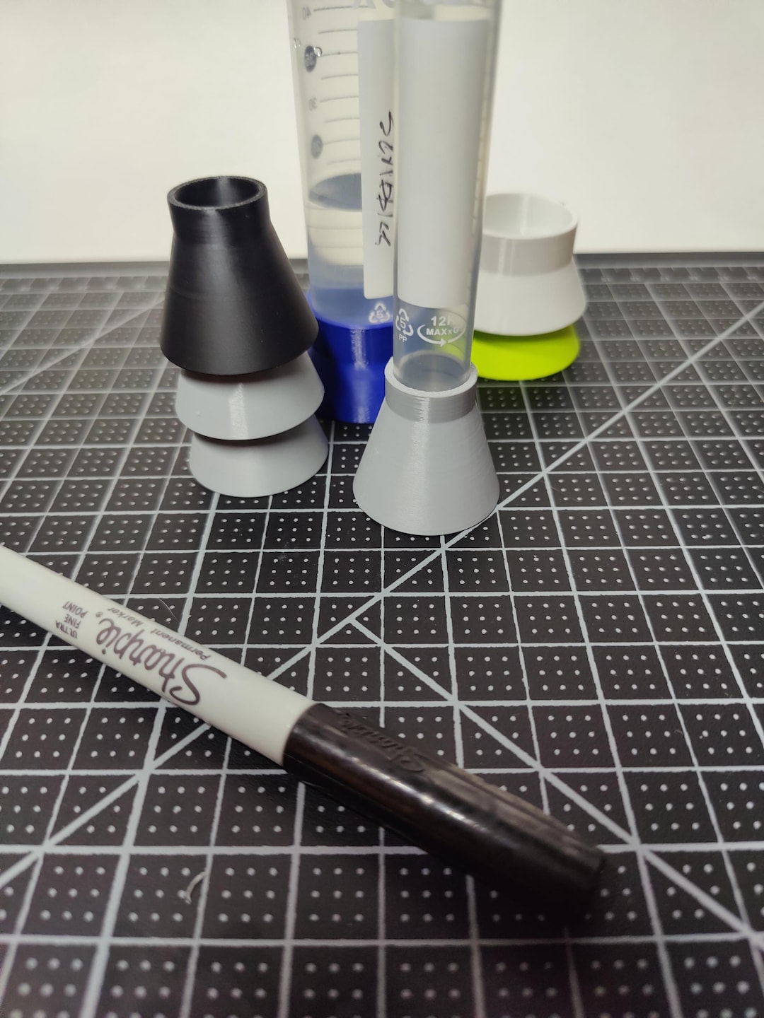 3D Printed 15 Ml Tube Holder | Lab Bench Organizer | Chemical Resistant ...