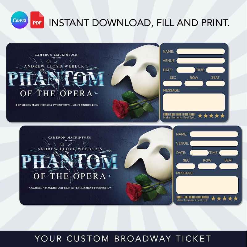 The Phantom of the Opera Gifts - 60+ Gift Ideas for 2025