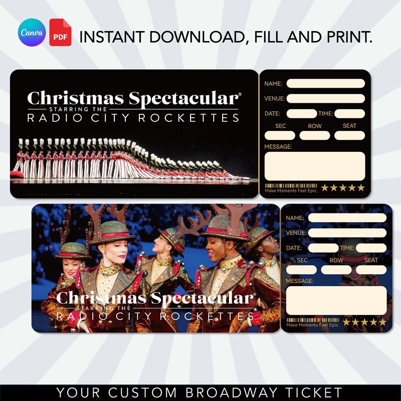 The Radio City Rockettes - Etsy