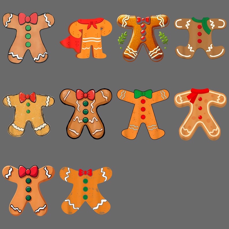 Gingerbread Man Costume PNG – Funny Halloween or Christmas Cookie ...