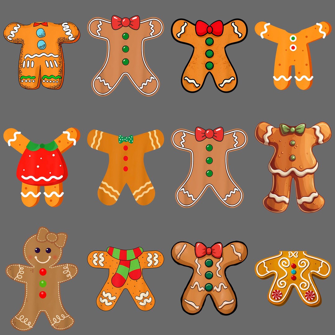 Gingerbread Man Costume PNG – Funny Halloween or Christmas Cookie ...