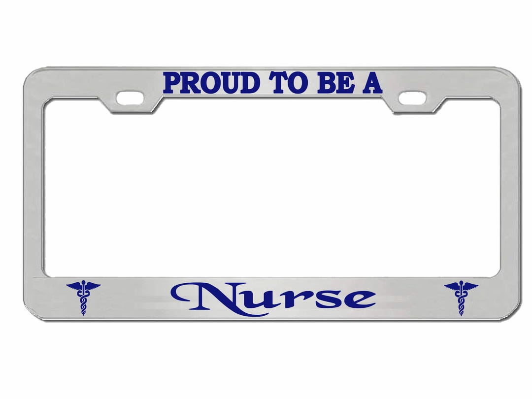 Nurse License Plate Frame