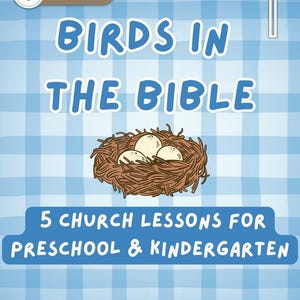 Birds in the Bible Church Lessons for Preschool Kindergarten - Etsy