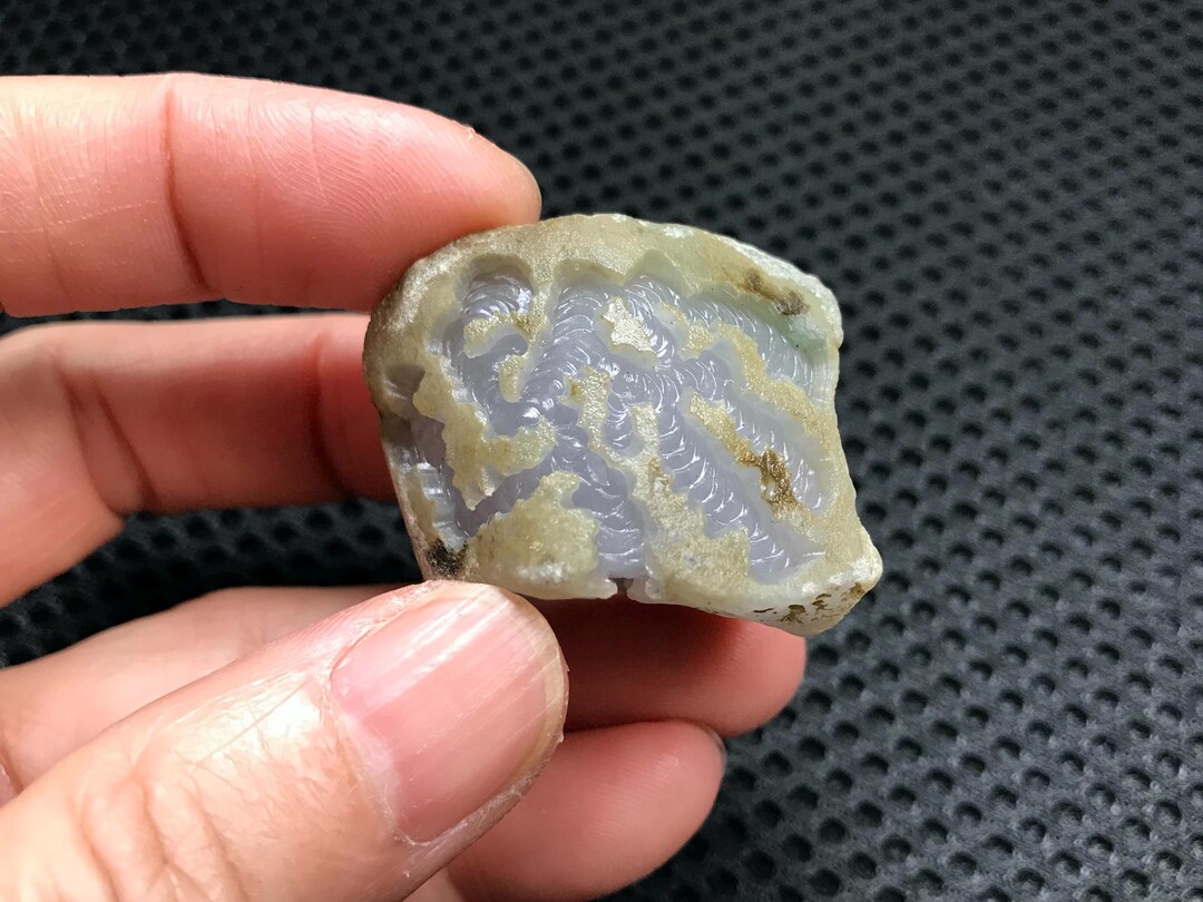27g Burmese Icy Lavender Jadeite Natural Jadeite Rough Pendant - Etsy