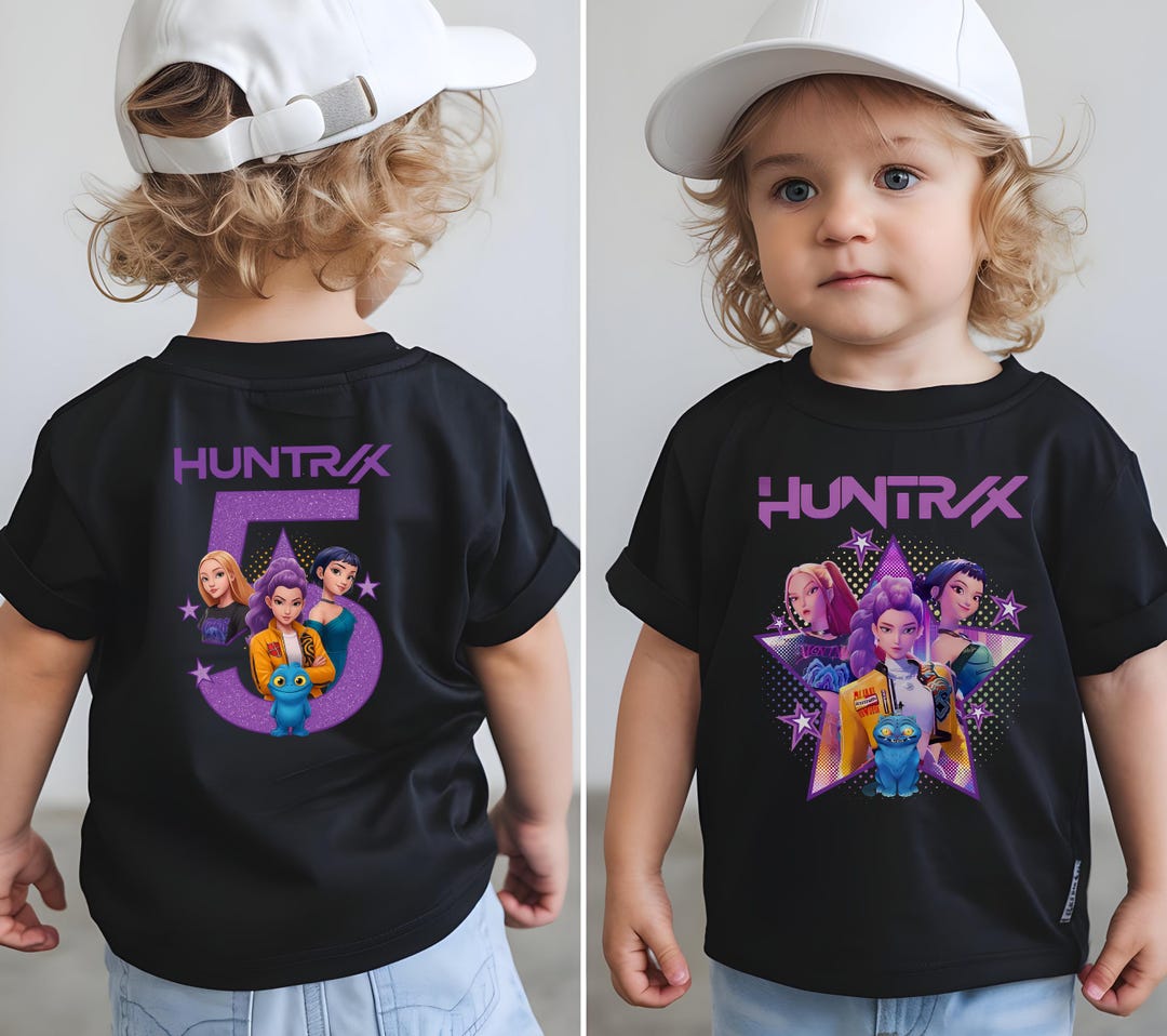 Custom Huntrix Birthday Girl Shirt,personalized Kpop Demon Hunter ...