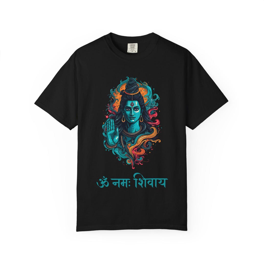 Shiva Om Unisex T-shirt, Hindu God Tee, Meditation Shirt, Yoga Apparel ...