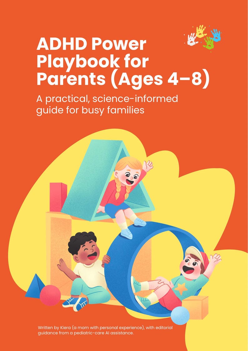 ADHD Power Playbook for Parents (ages 4-8) - Etsy