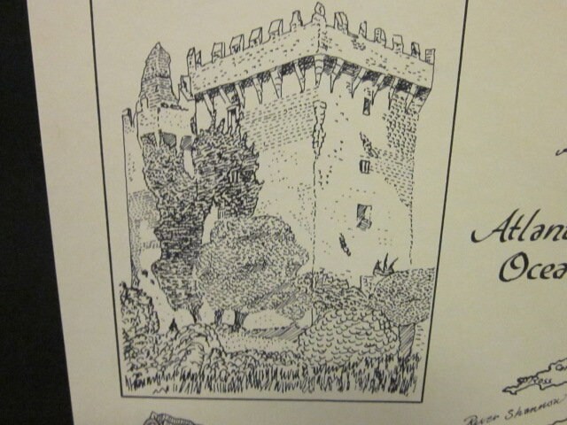 Hand Drawn Map of Ireland in Pen and Ink - Etsy