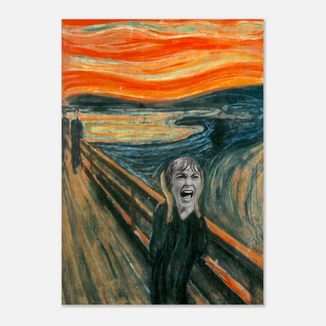 Scream Psycho Wall Art - Etsy