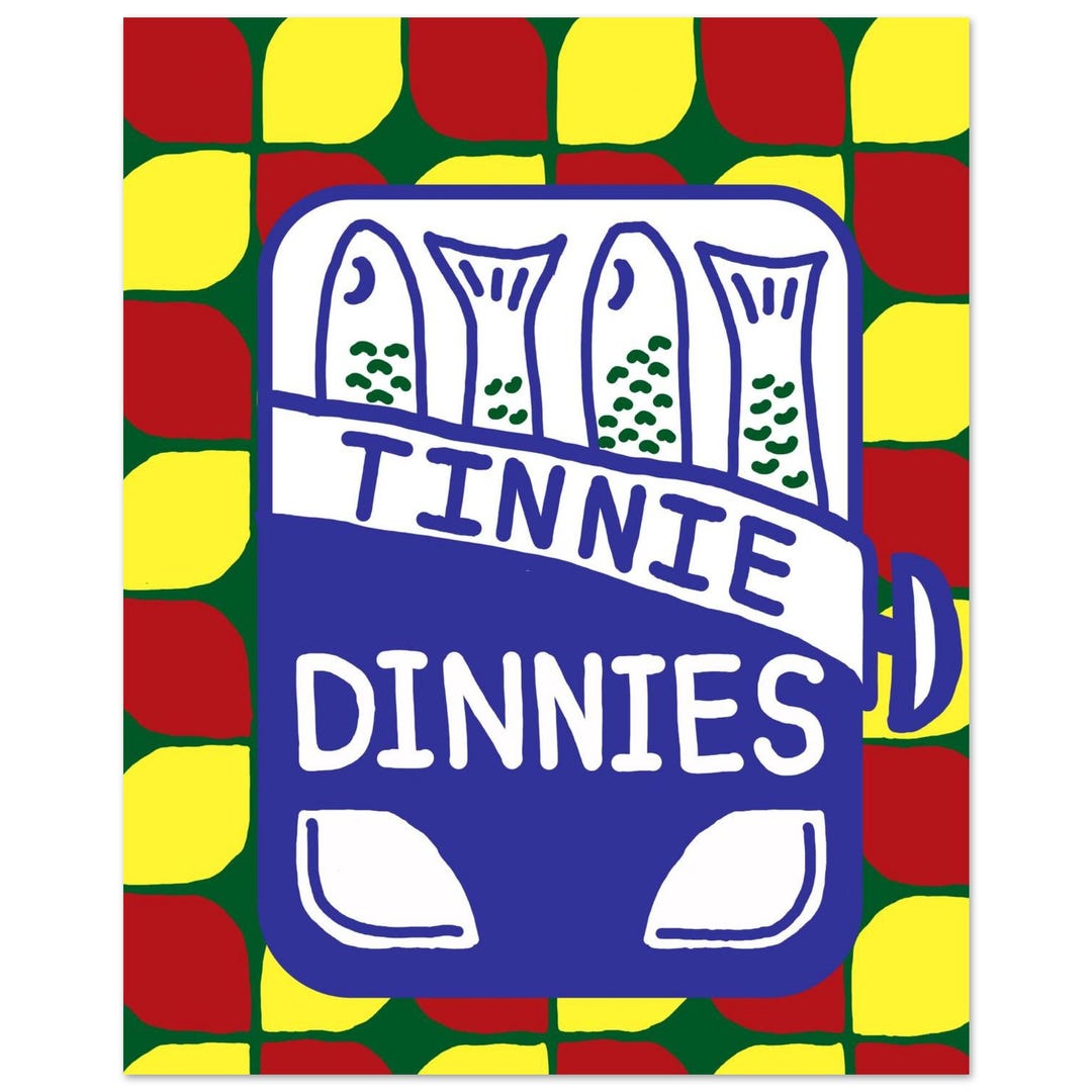 Sardines Artwork - Tinnie Dinnies - Etsy