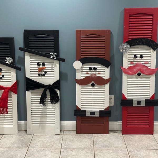 Christmas Shutters - Etsy