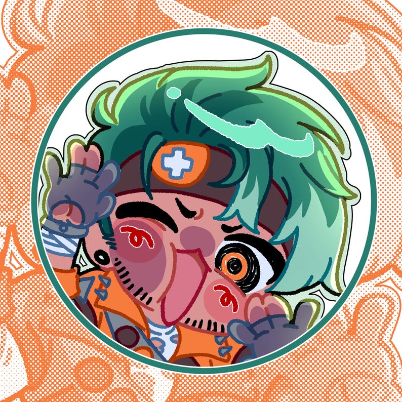 Custom Doodle PFP: Kawaii Chibi in Silly/gremlin Style for Streamer ...