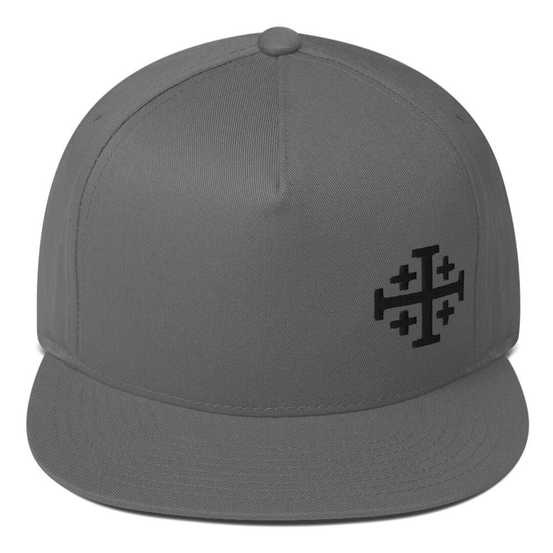 Jerusalem Cross Snapback Hat: Christian Faith Apparel - Etsy