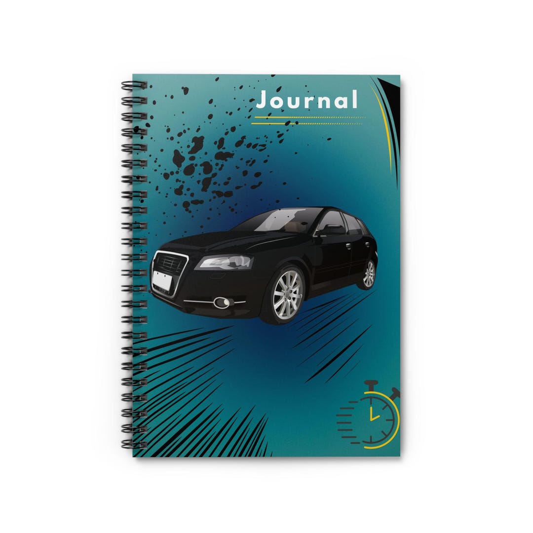 Car-themed Spiral Notebook: Auto Enthusiast Journal, 6x8 - Etsy