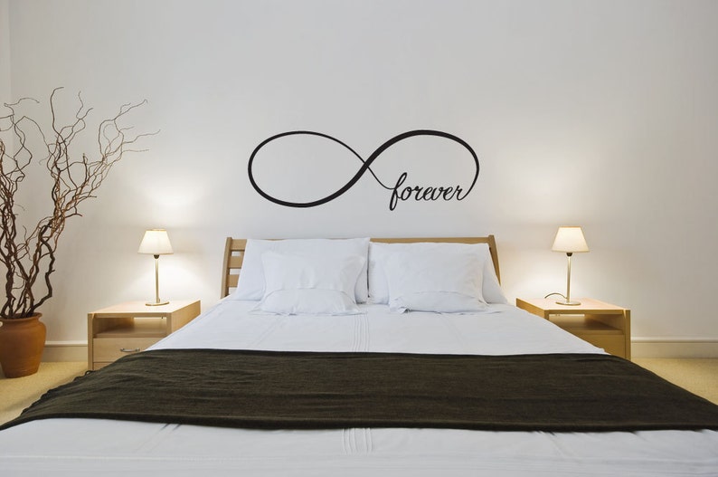 Infinity Forever Love Wall Decal | Etsy