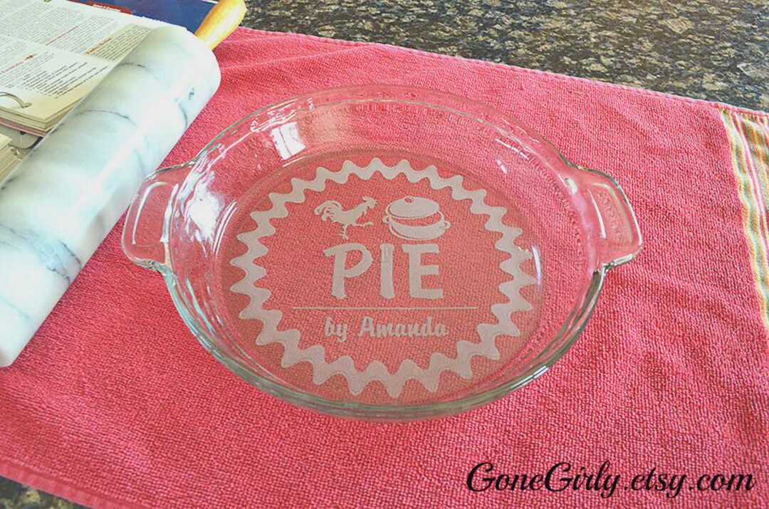 Personalized Chicken Pot Pie Plate: Engraved Pyrex Baking Dish - Etsy