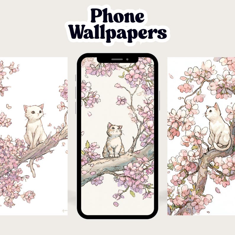 Paris Eiffel Tower Phone Wallpaper Set | Pastel Cloud (digital Download ...