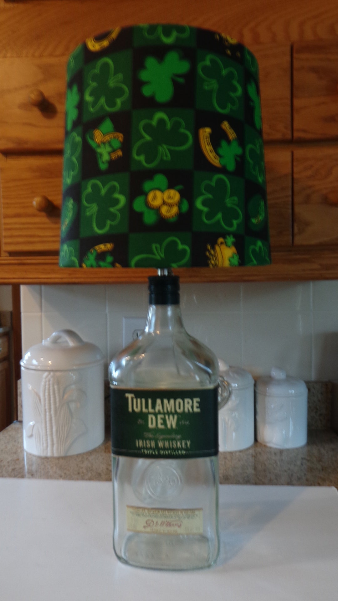 Decorative "luck O' the Irish"/ Shamrock Table/desk Lamp - Etsy