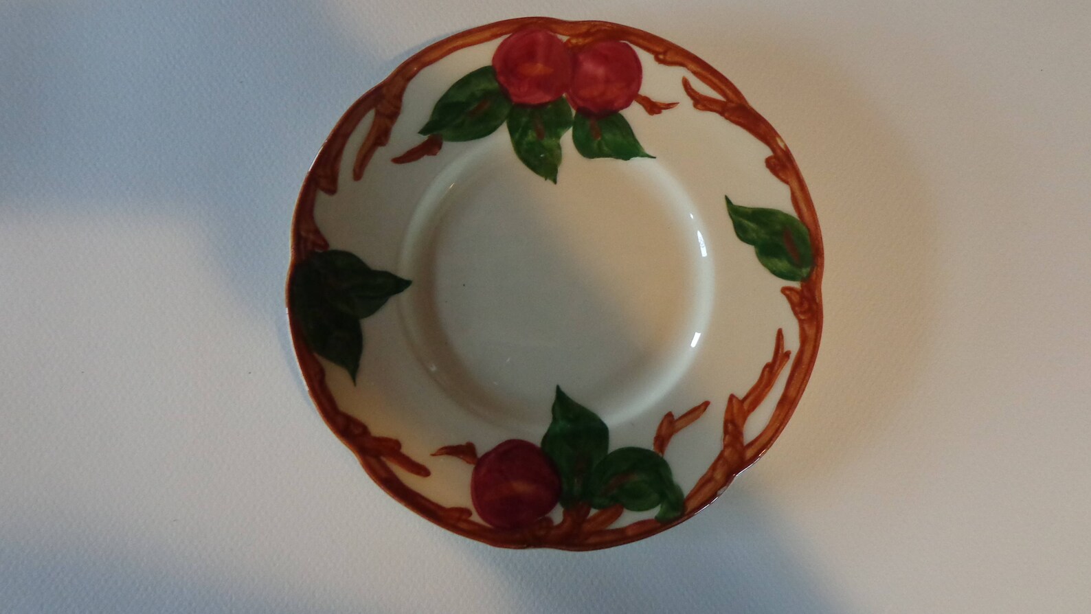 Franciscan Ware Apple Pattern 6 1/4" Plate 1940s MADE IN CALIFORNIA ...