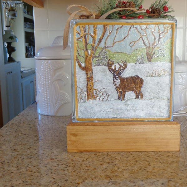 Painted Glass Blocks - Etsy