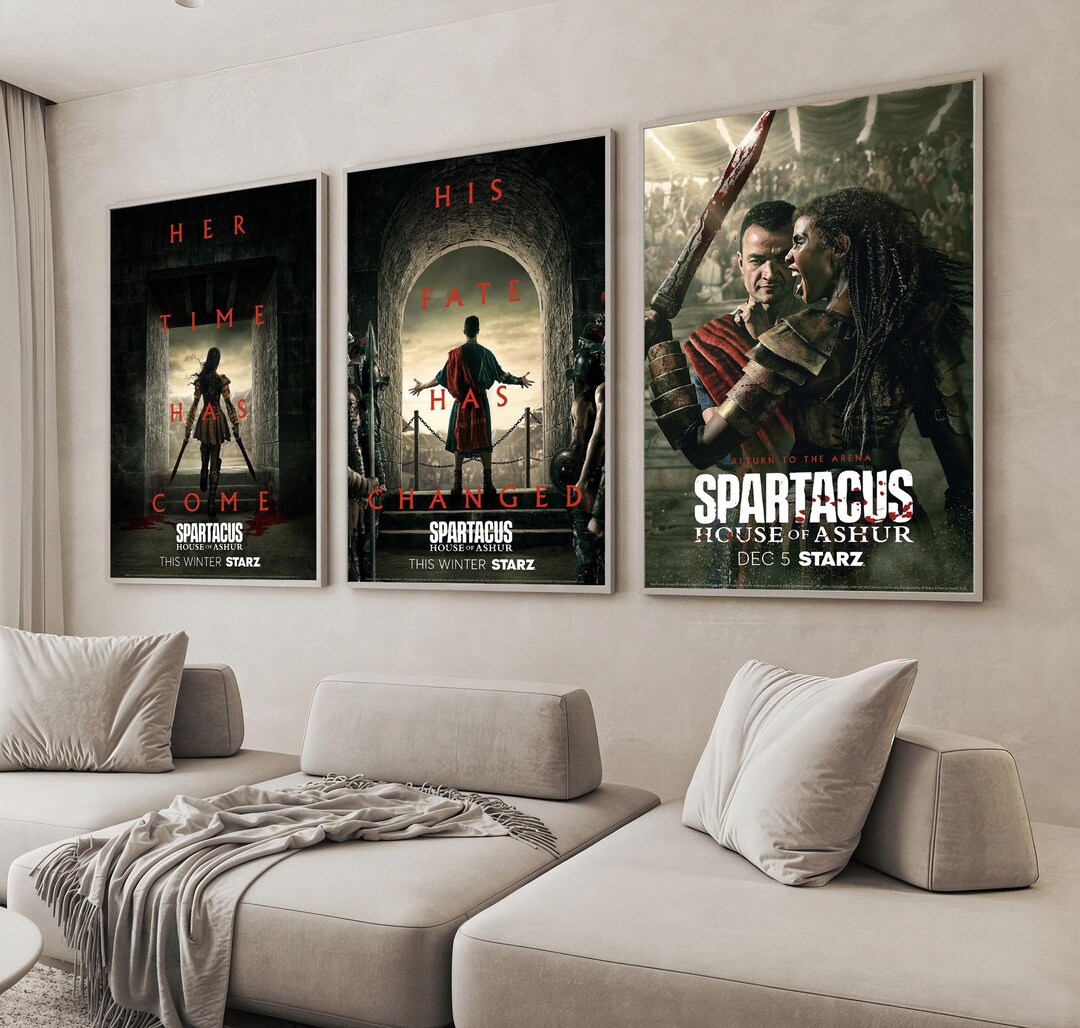 Spartacus House of Ashur Movie Posters | Canvas Prints | Home Wall ...
