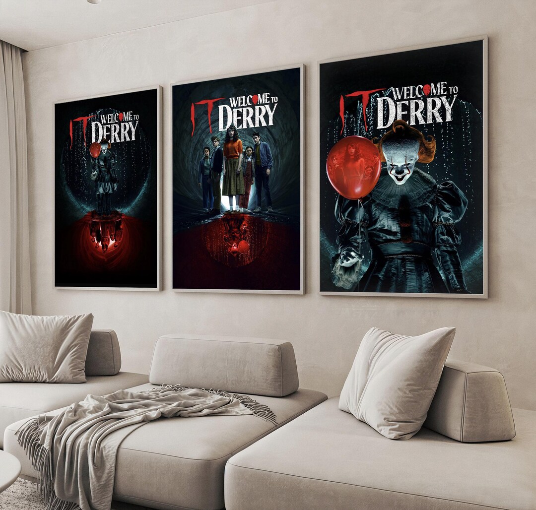 IT Welcome to Derry Movie Posters | Canvas Prints | Home Wall Decor ...