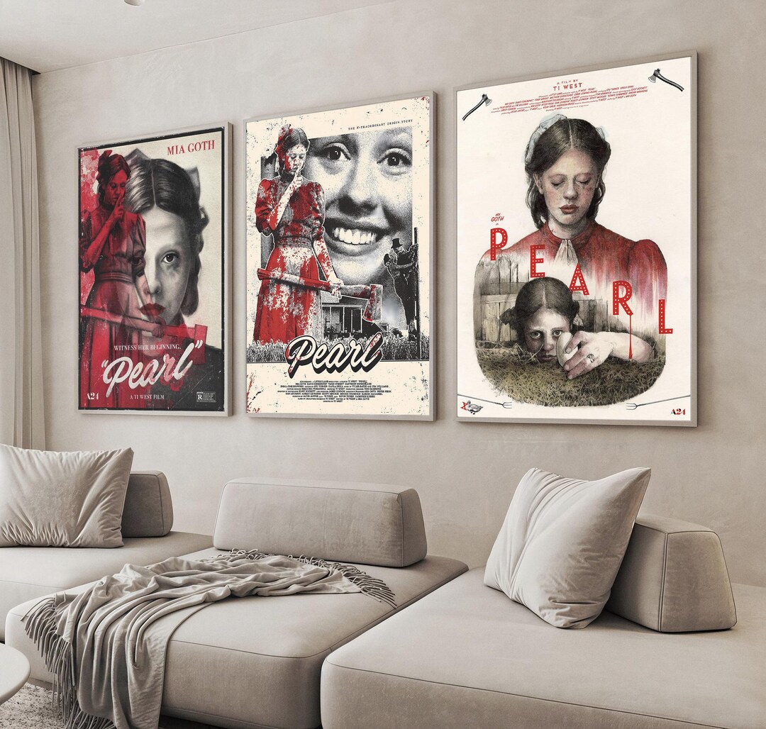 Pearl Movie Poster | Vintage Movie Art | Canvas Print Wall Decor ...