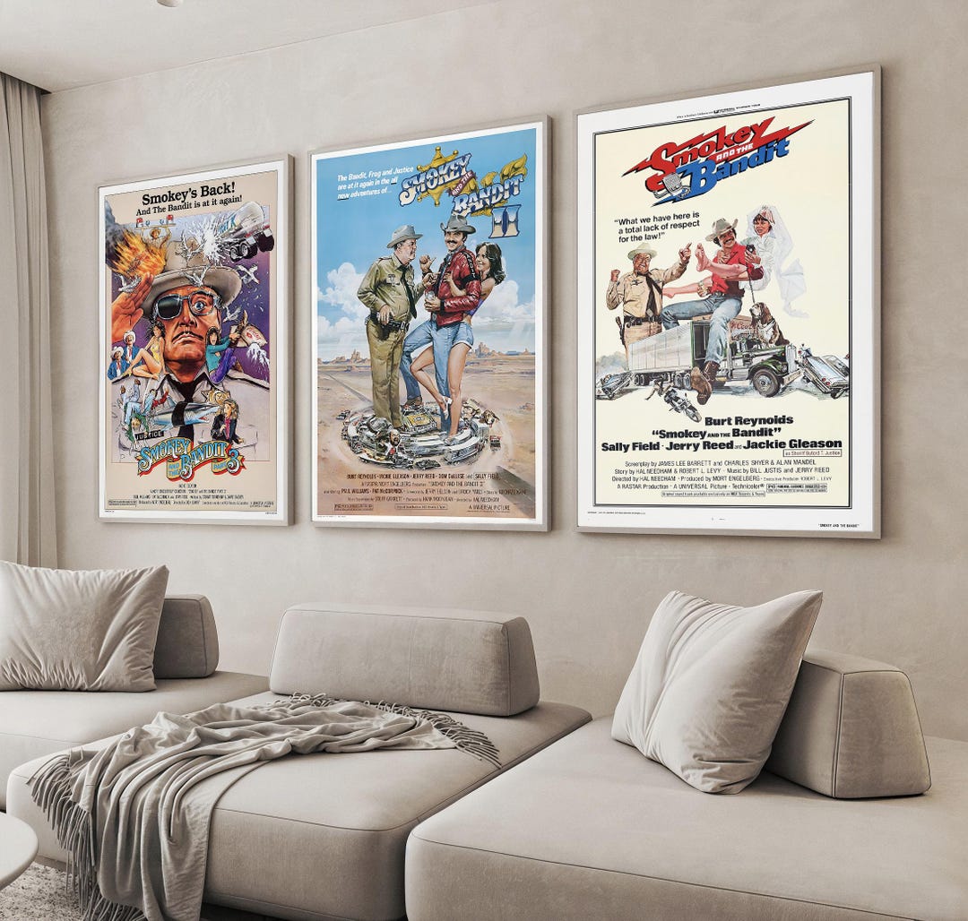 Smokey and the Bandit Movie Posters | Canvas Prints | Home Wall Decor ...