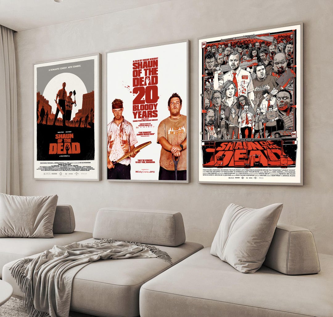 Shaun of the Dead Movie Posters | Canvas Prints | Home Wall Decor ...