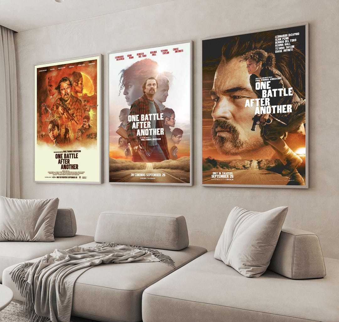 One Battle After Another Movie Posters | Canvas Prints | Home Wall ...