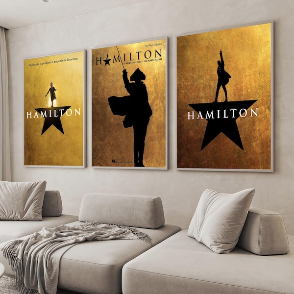 Hamilton Musical Poster - Etsy UK