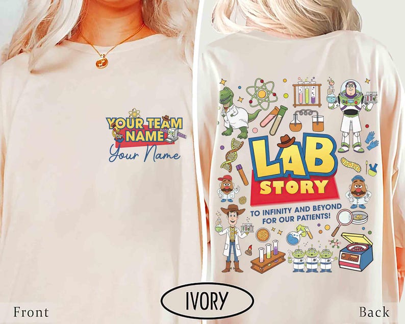 Disney Toy Story Lab Week Shirt, Buzz Lightyear Woody Jessie Bo Peep ...