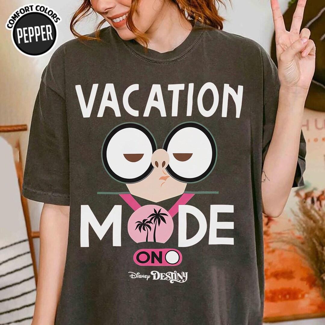 Pixar Enda Mode Vacation Mode on Shirt, Destiny the Incredibles ...