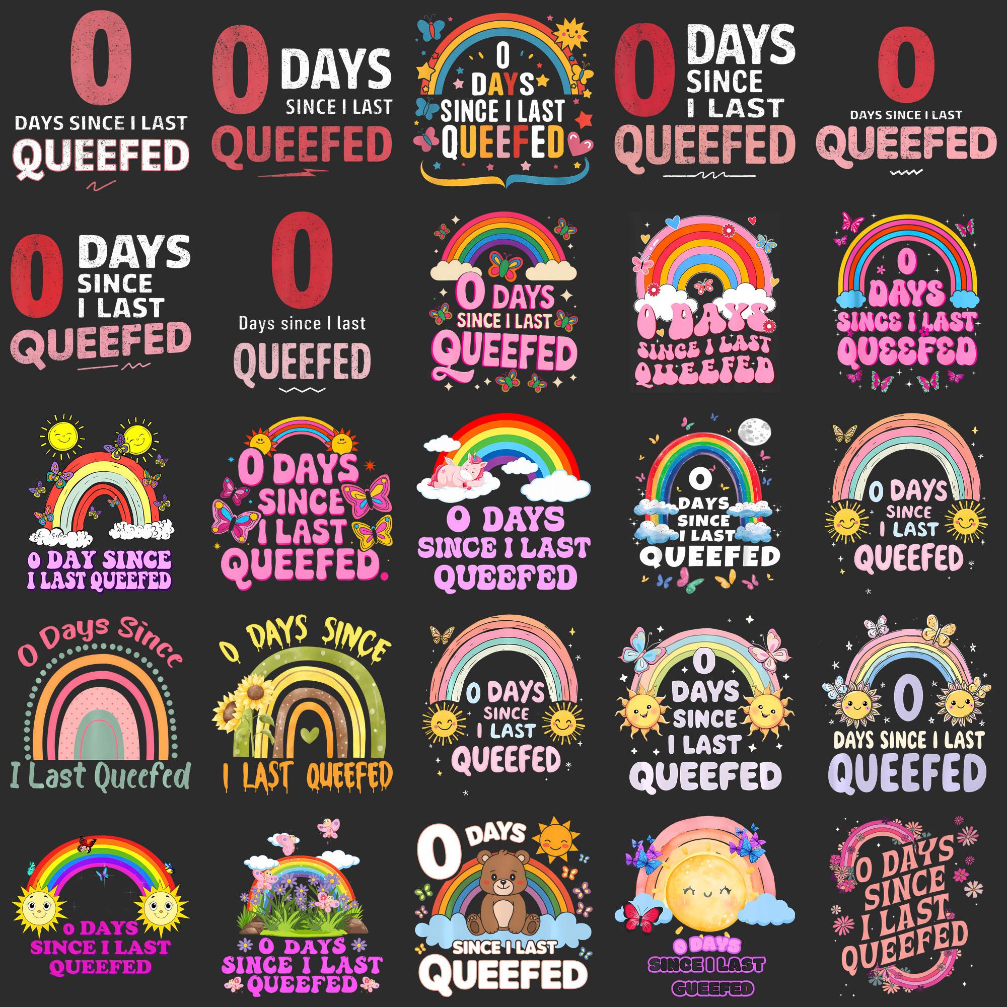 0 Days Since I Last Queefed PNG – Funny Edgy Humor Clipart, Adult ...