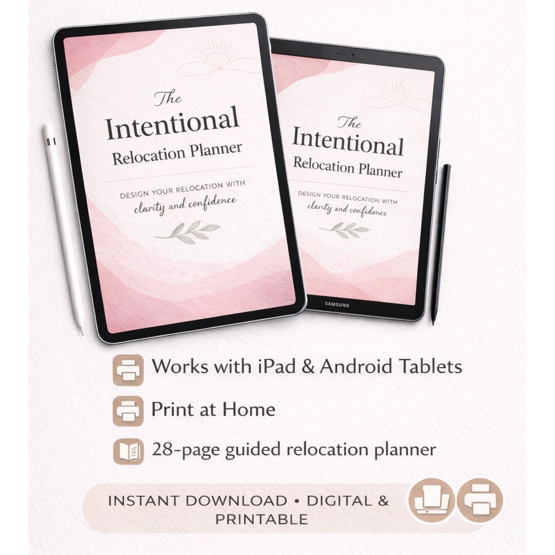 Relocation Planner for Women | New City Moving Guide PDF | Digital ...
