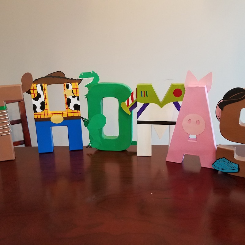 Toy Story Block Letters - Etsy