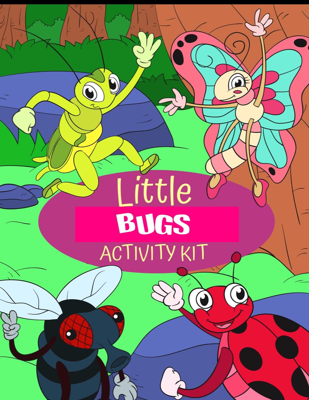 Little Bugs Activity Book - Etsy Australia