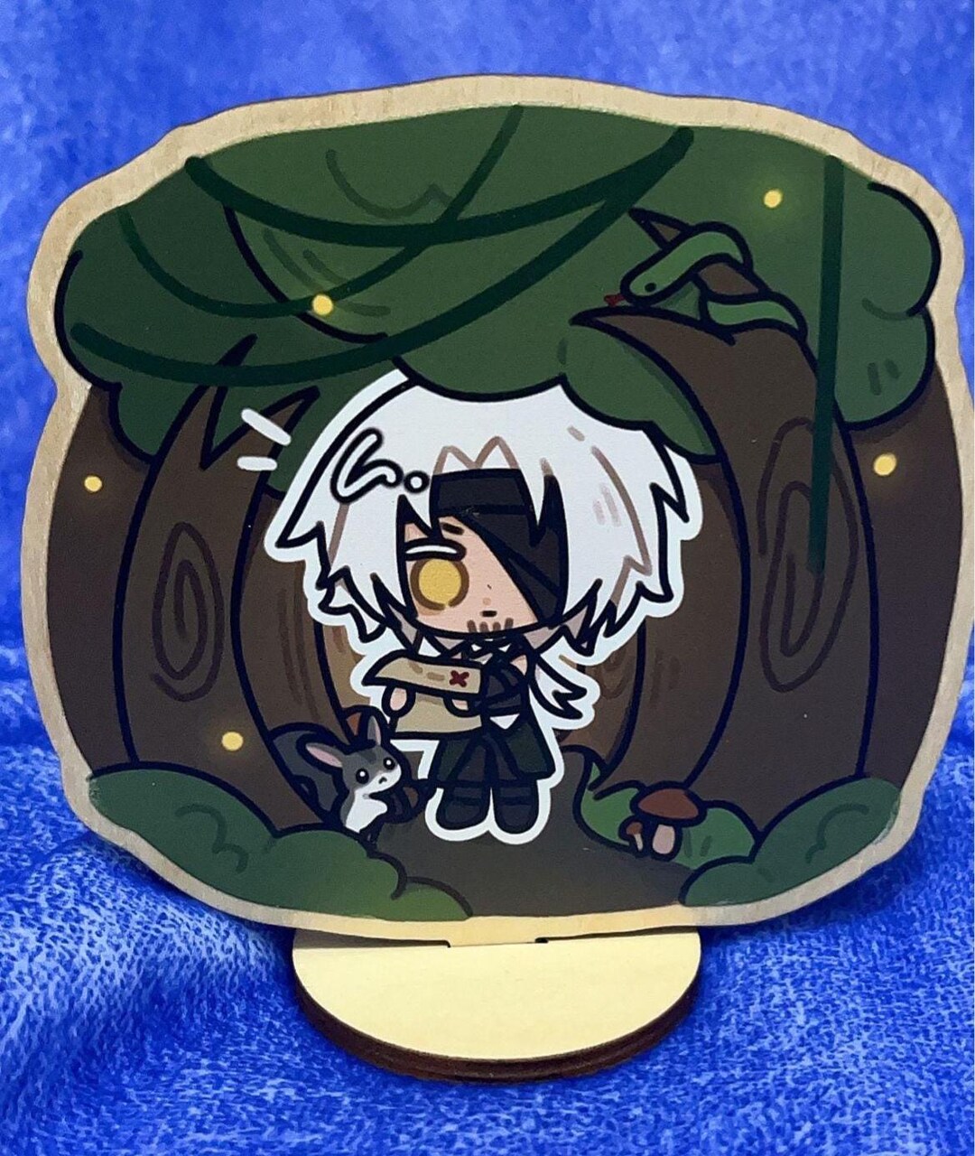 FFXIV Thancred Wooden Standee - "lost in the Woods" - Etsy