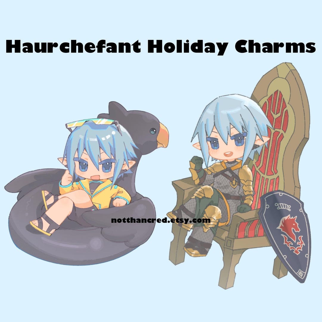 PREORDER - Haurchefant Holiday Charms - Etsy Singapore