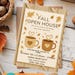 Fall Open House Invitation | Editable Canva Template | Autumn Real ...