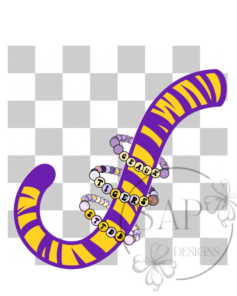 Tiger Tail Checkered Png - Etsy