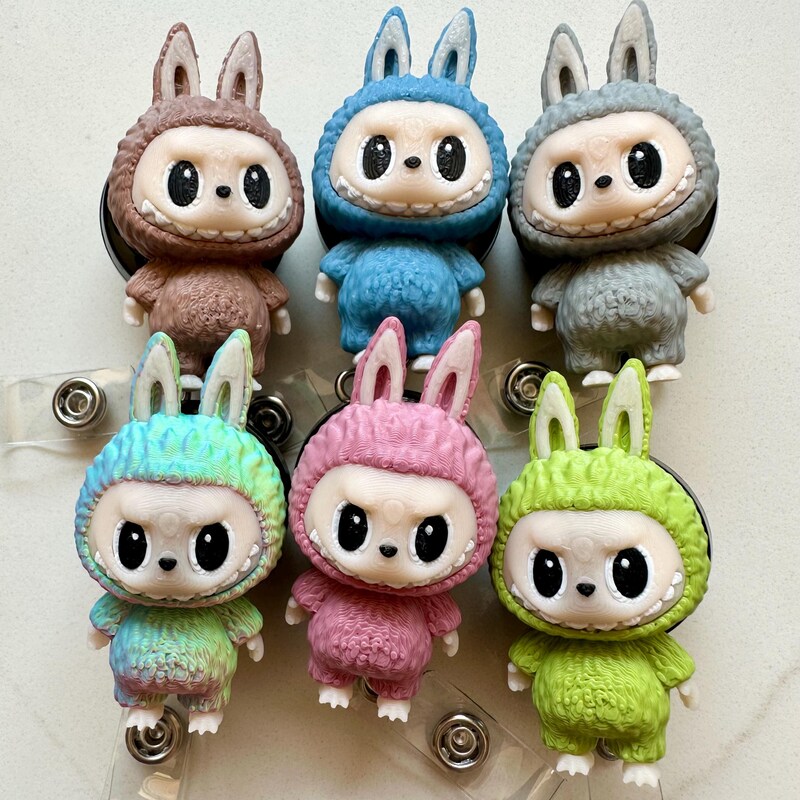 Labubu Plastic Badge - Etsy