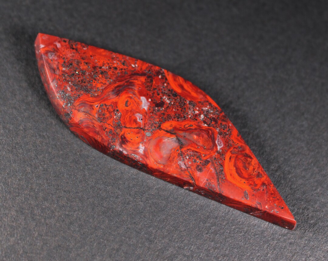 Outstanding Mary Ellen Jasper Cabochon - Great Color! - Etsy