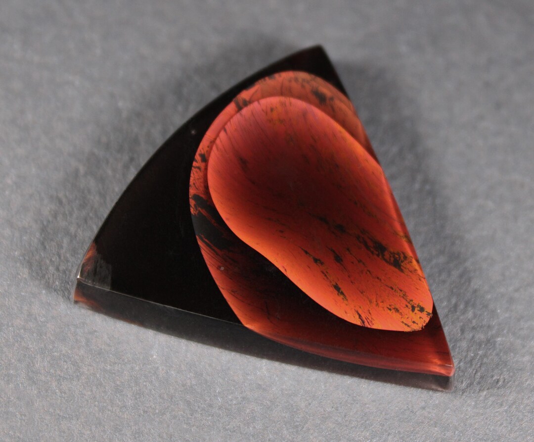 Rare! Fantastic Red Ribbon Obsidian Designer Cabochon #21241 - Etsy